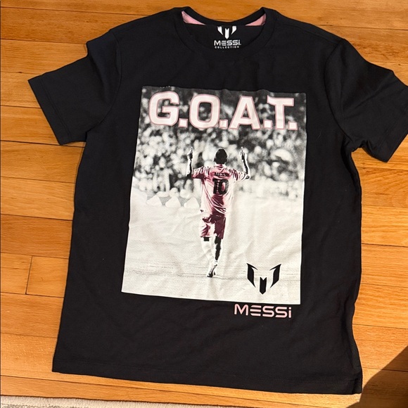 Messi | Shirts & Tops | Messi Black Graphic Kids Tshirt | Poshmark